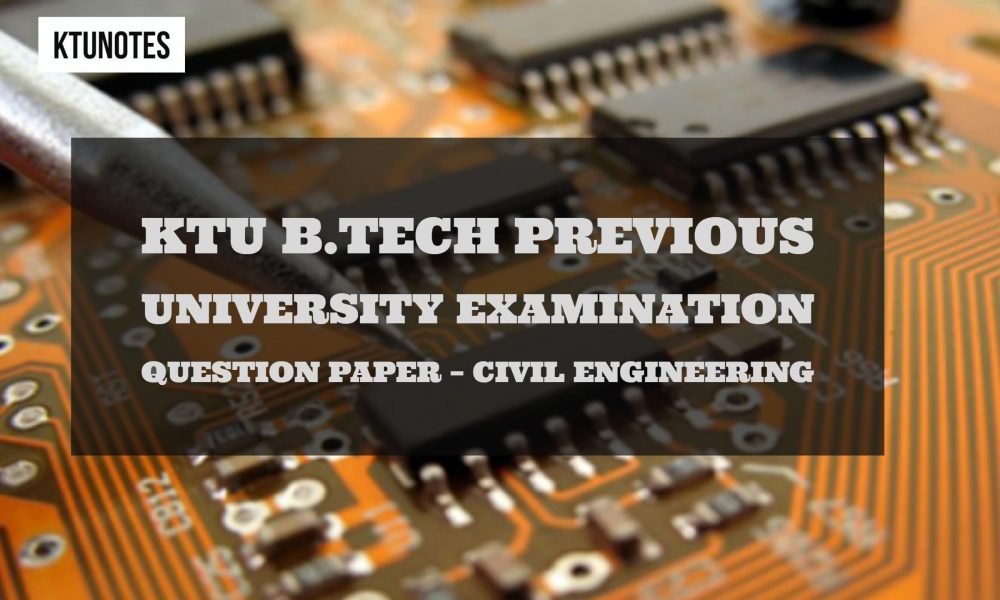 KTU Basic of Electronics Engineering Exam Question Papers