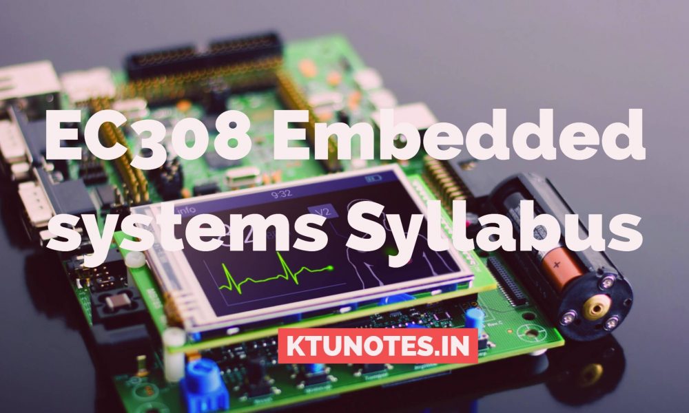 Embedded systems Archives - KTU NOTES