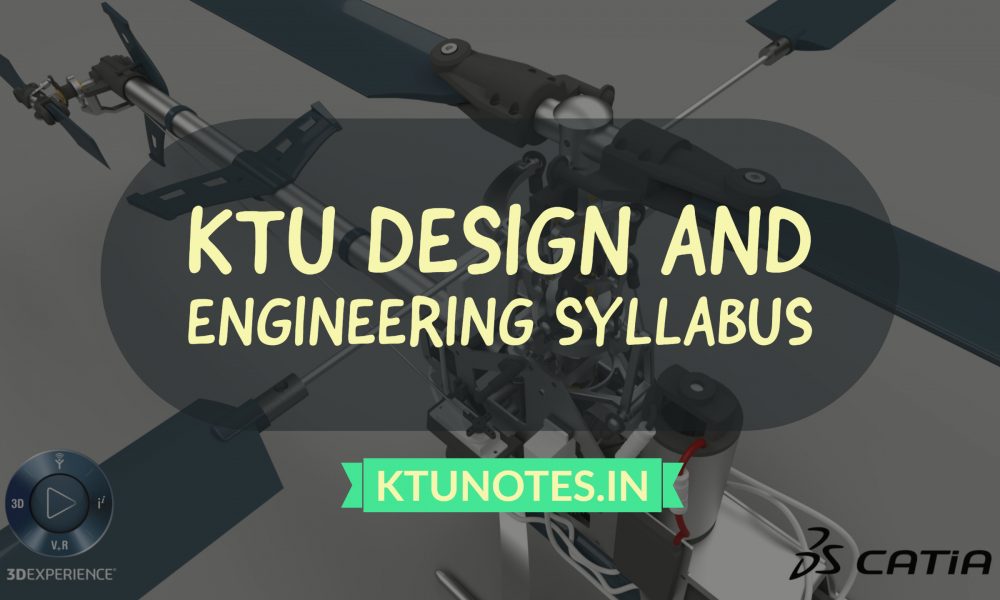 KTU Design and Engineering Syllabus