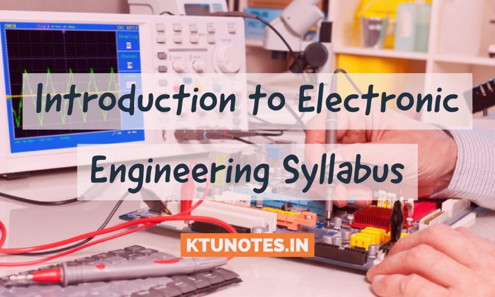 Introduction to Electronic Engineering Syllabus
