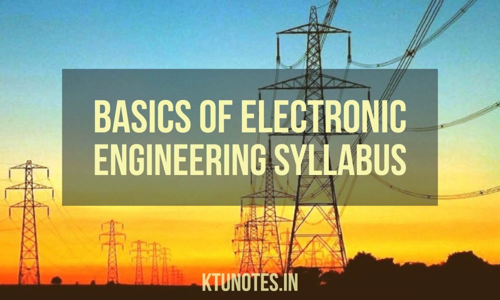 Basics Of Electrical Engineering Syllabus basics-of-electrical-engineering-syllabus