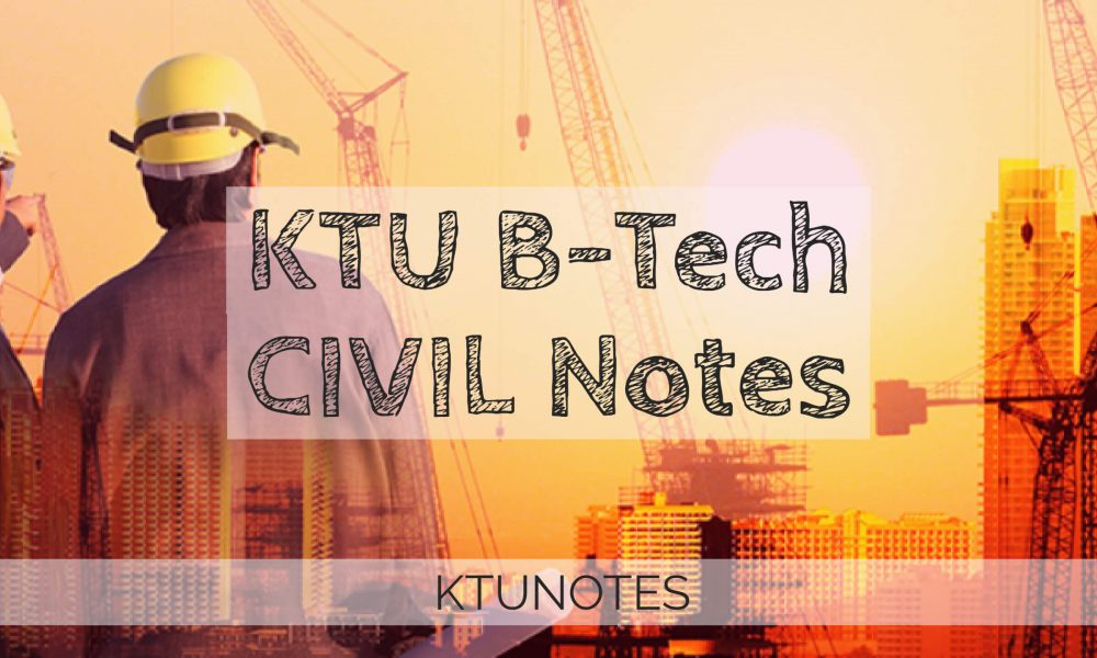 KTU B-Tech S4 CIVIL Notes