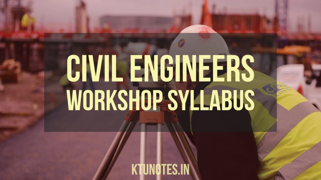Civil Engineers Workshop Syllabus