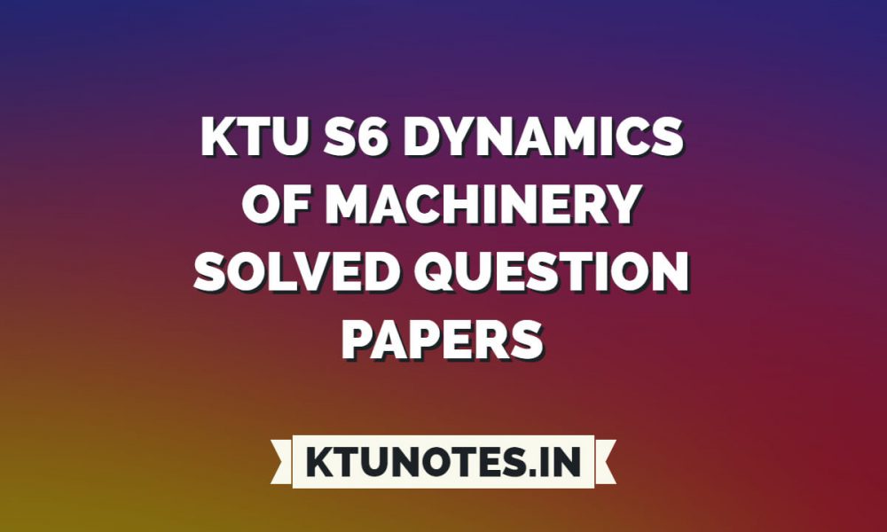 ktu question papers Archives - Page 3 of 4 - KTU NOTES