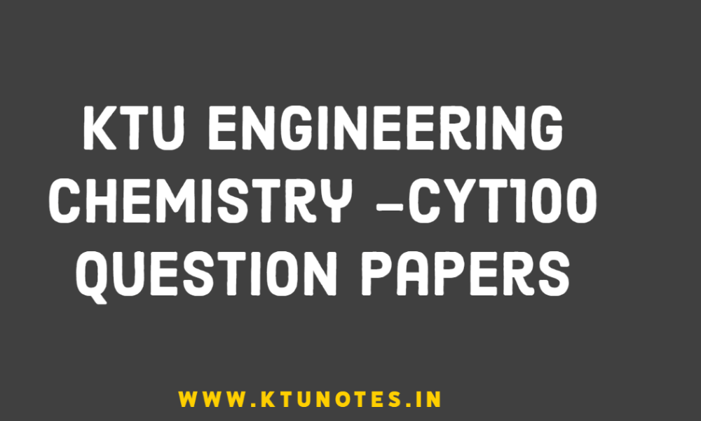2019 S1-S2 Question Papers Archives - KTU NOTES
