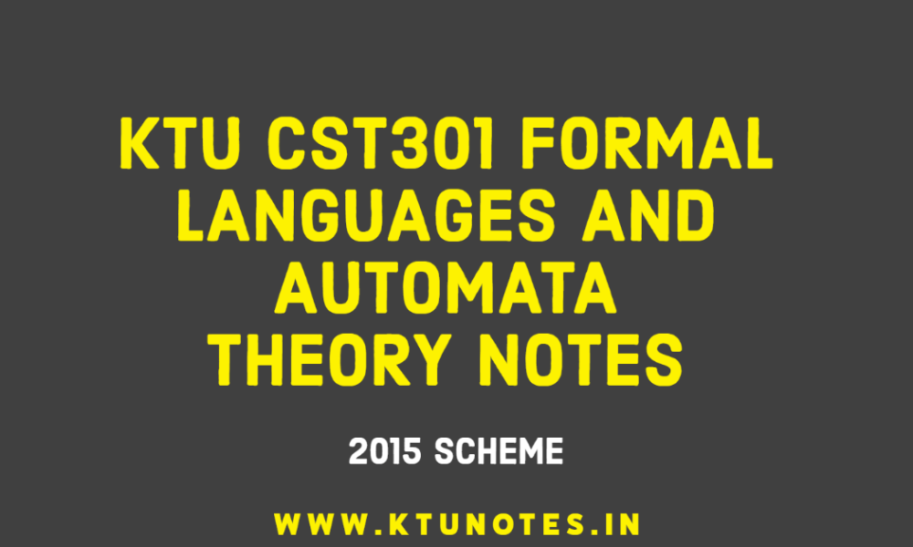 Ktu Cst305 System Software Notes