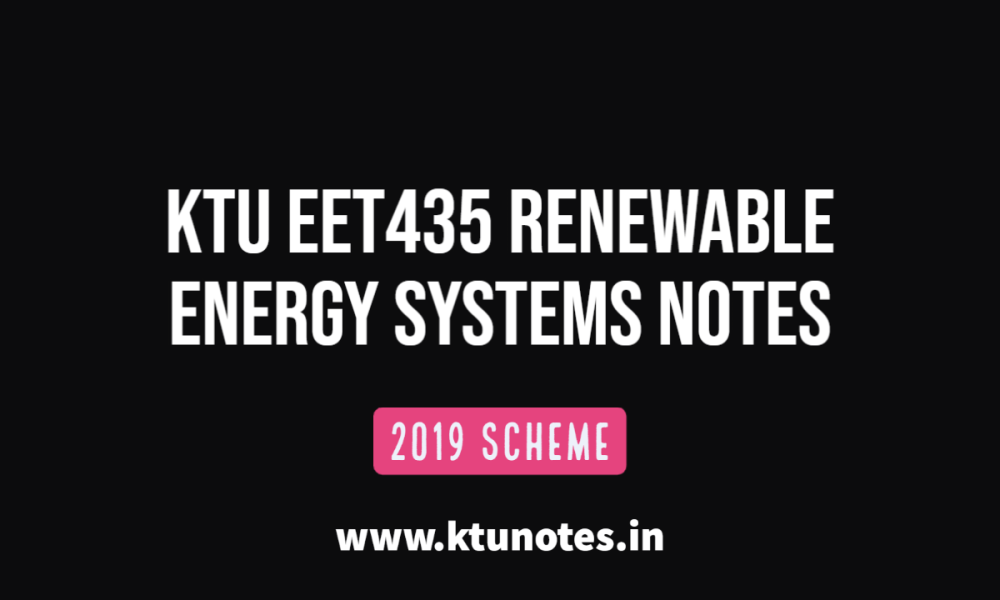 KTU EET455 Energy Management Notes