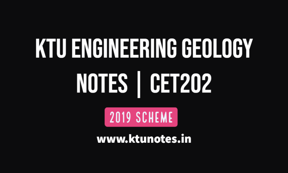 KTU Geotechnical Engineering - I Notes | CET204