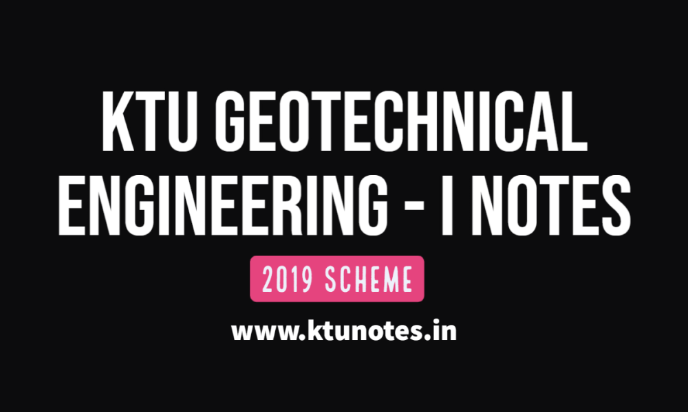 KTU Engineering Geology Notes | CET202