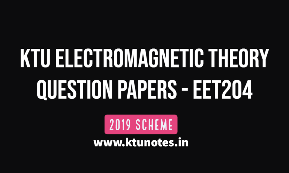 KTU Dc Machines And Transformers Question Papers | EET202