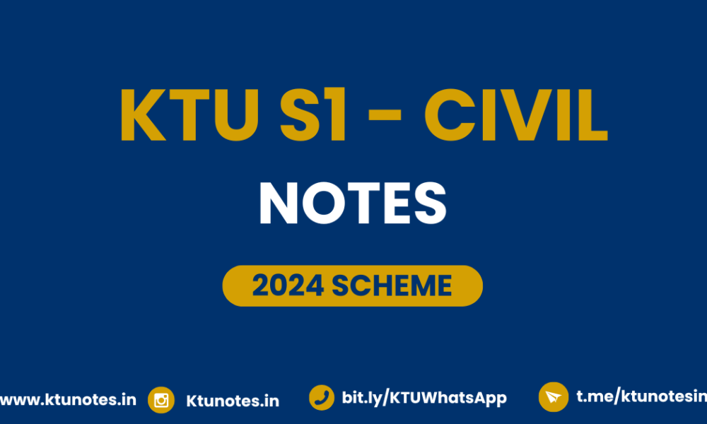 S1 NOTES (2024 SCHEME) Archives - KTU NOTES